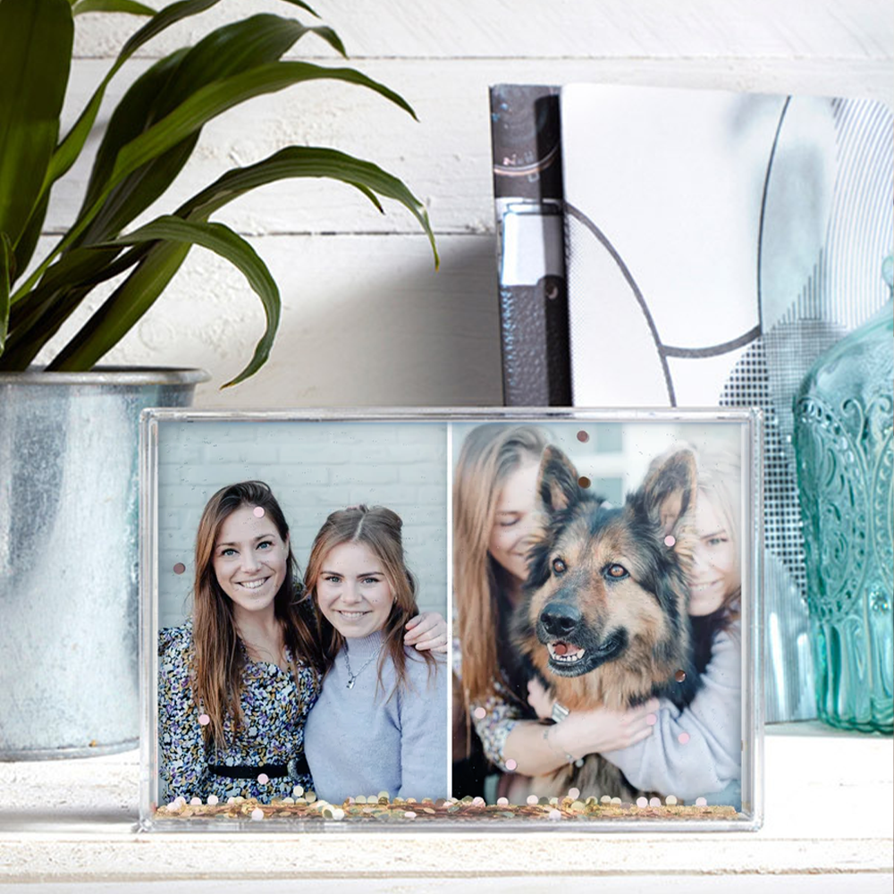 Personlig konfetti-tavelram | HelloPrint