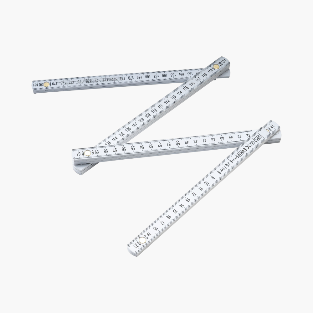 Synthetic Metric Folding Ruler | HelloPrint