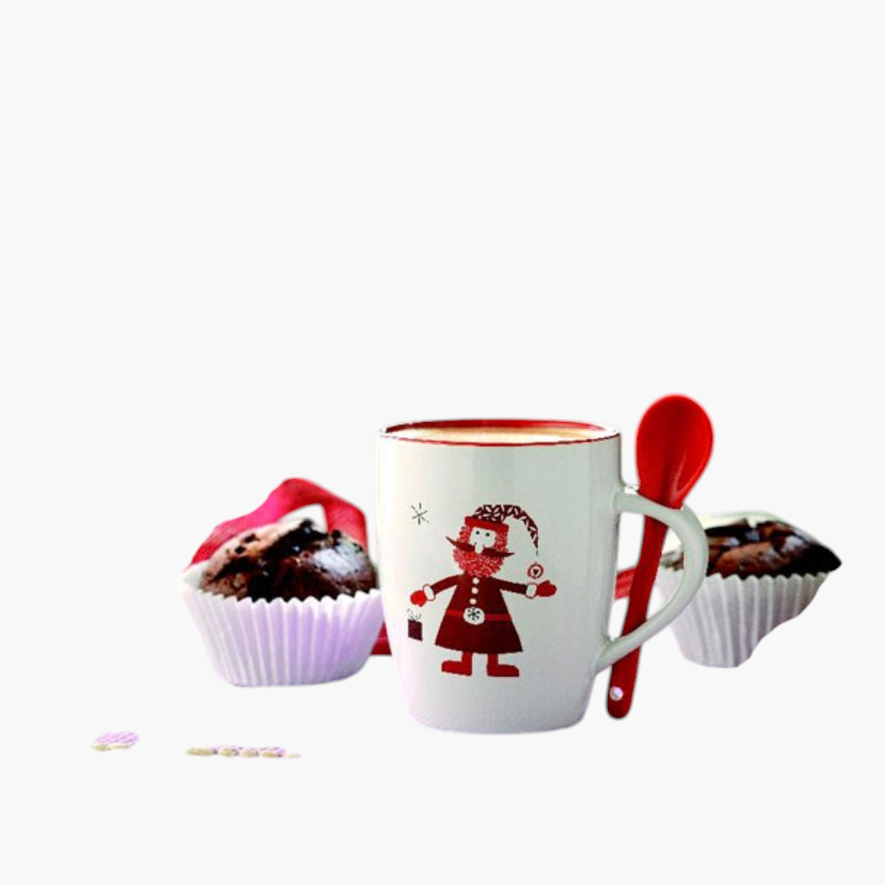 CLAUS Mug with Spoon | HelloPrint