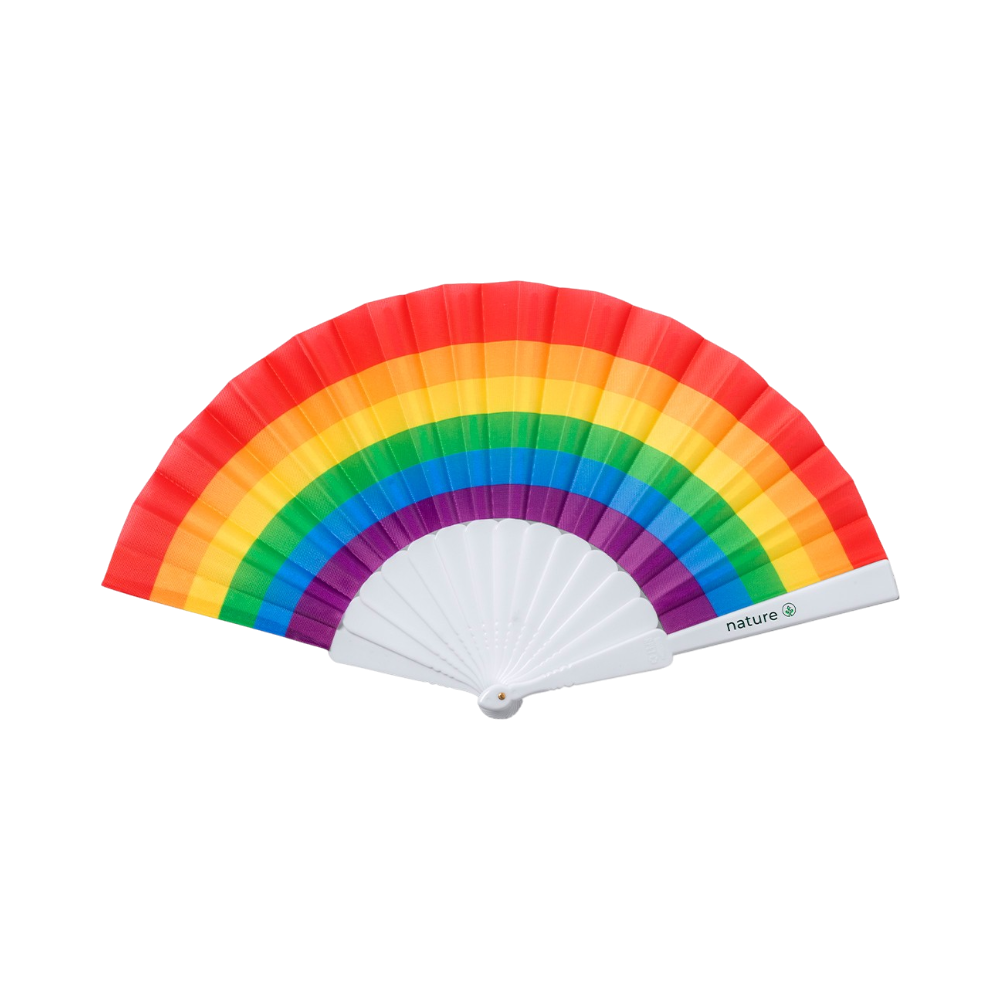 Éventail rainbow Rupaul RPET | HelloPrint