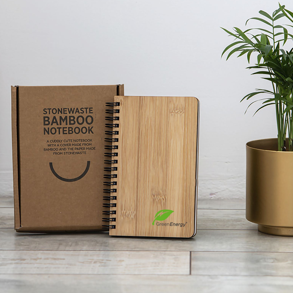 Stone-waste Bamboo Notebook A6 | HelloPrint