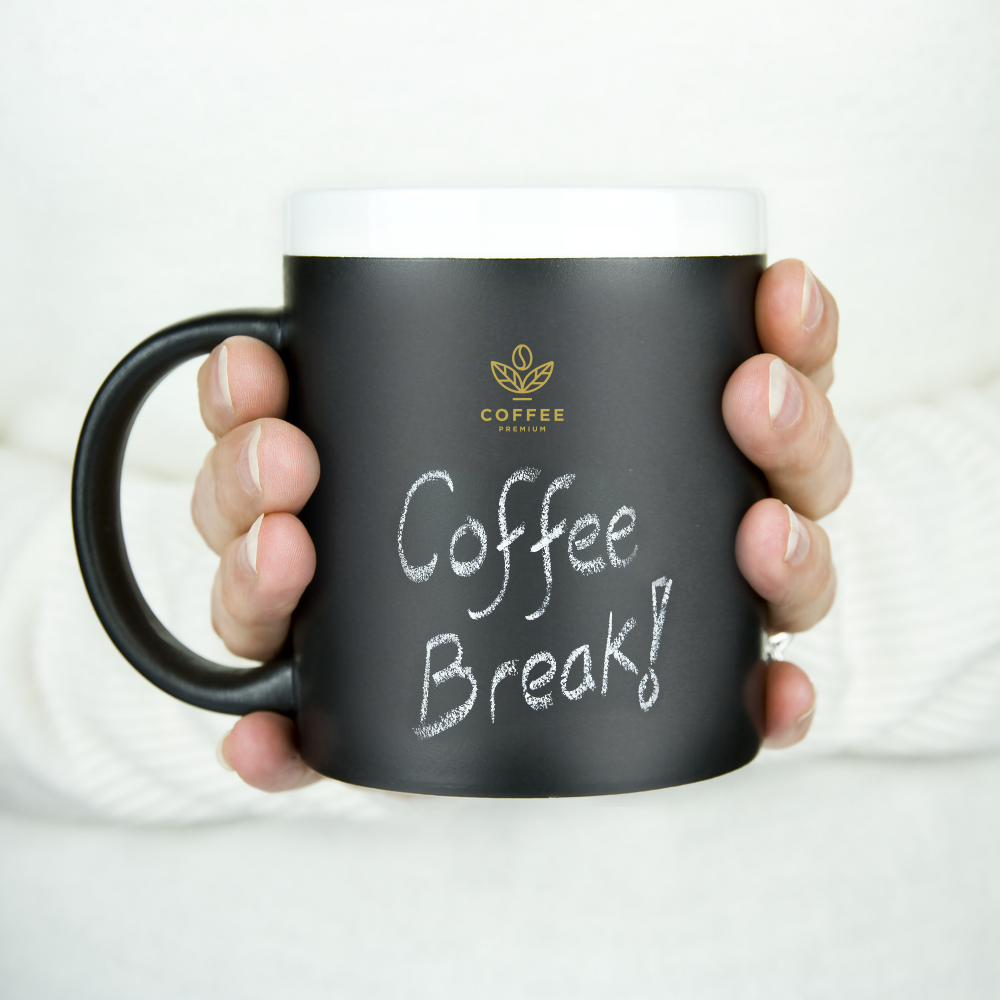 Chalk Write Ceramic Mug | 330 ml and HelloPrint