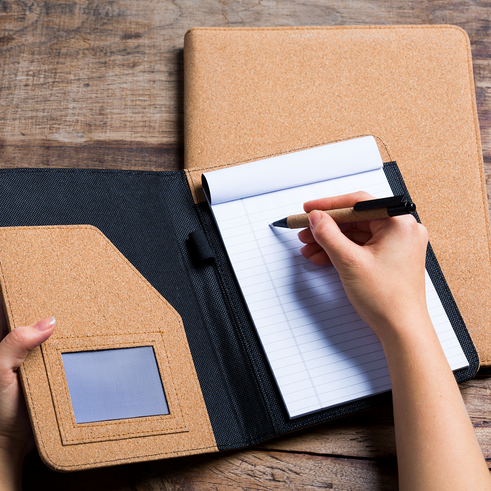 Eco Conference Cork A5 Document Folder | HelloPrint