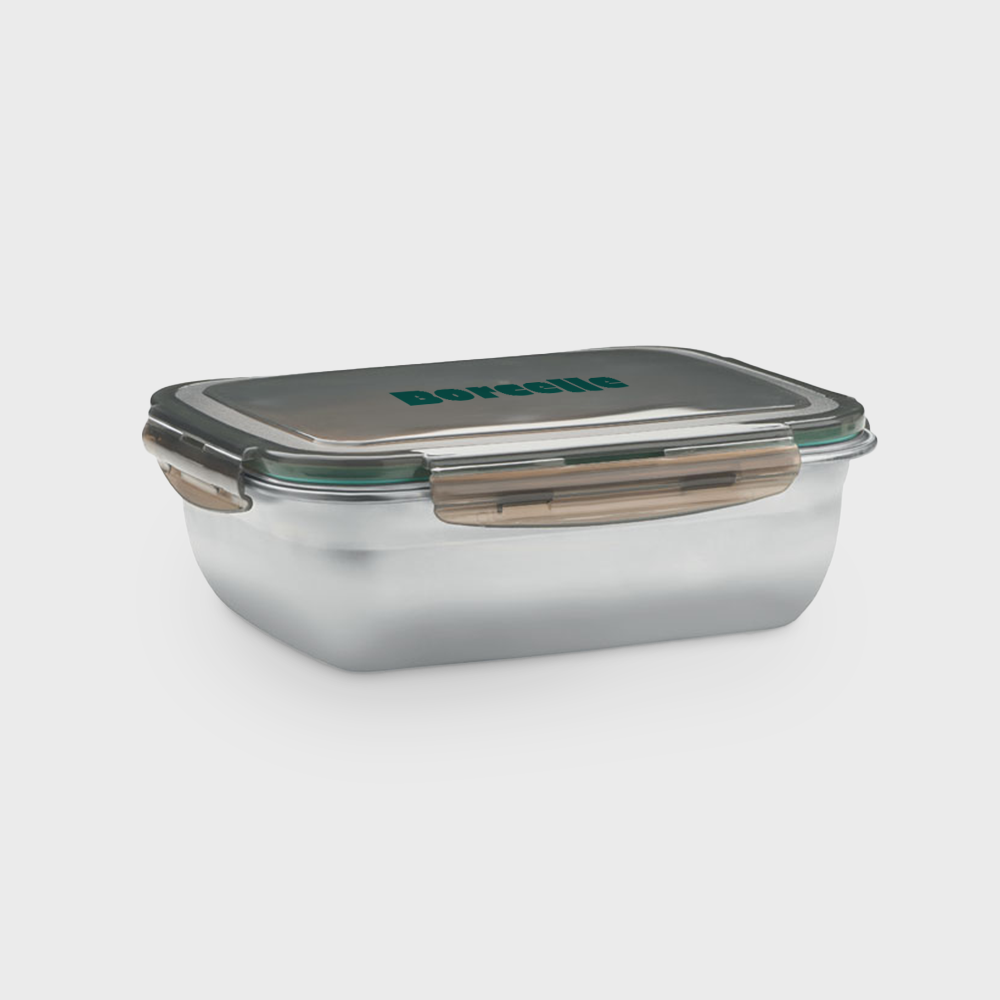 Recycled Stainless Steel Lunch Box 1500ml | HelloPrint