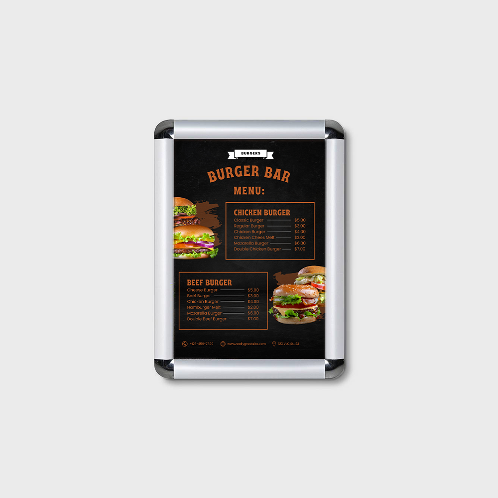 Snap Frame Round Corners | HelloPrint