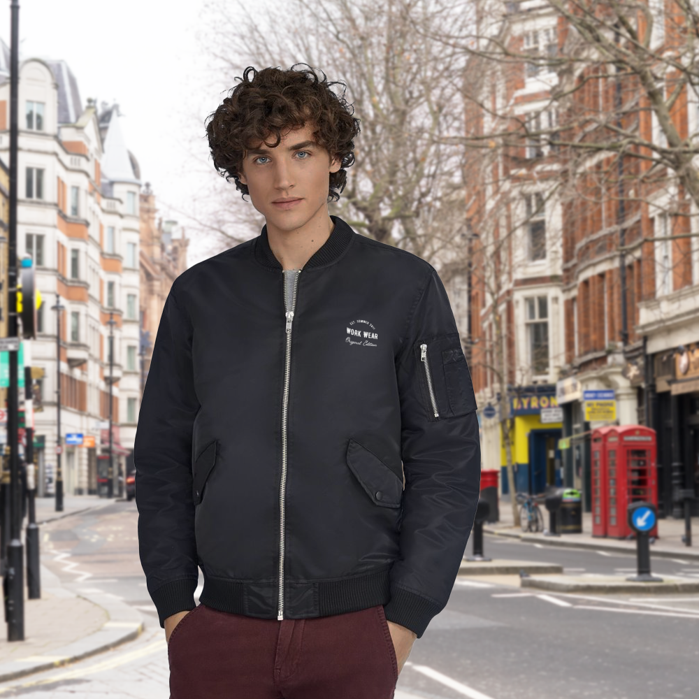 Leichte Bomberjacke Bedrucken | HelloPrint