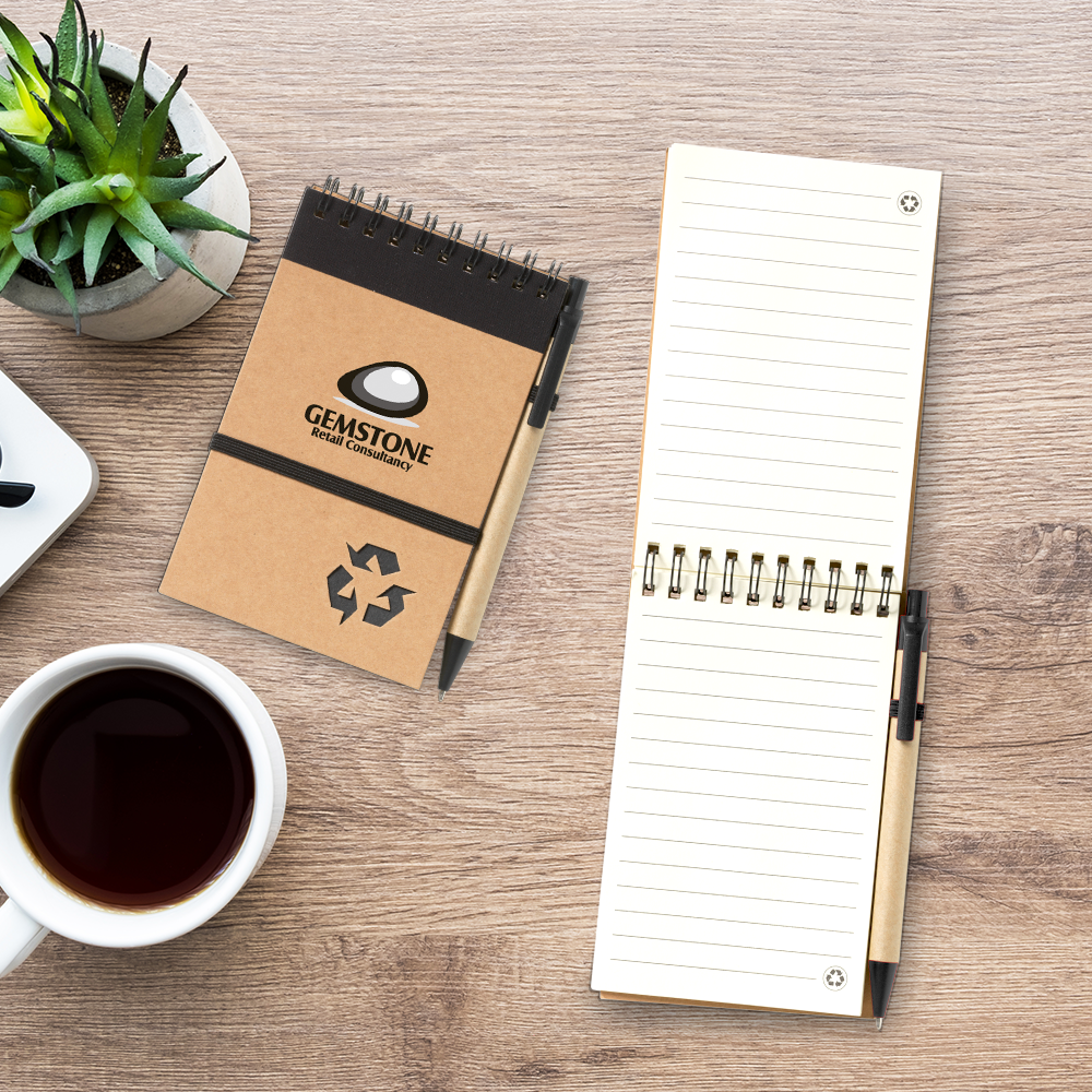 Recyceltes Papp-Notizbuch | HelloPrint