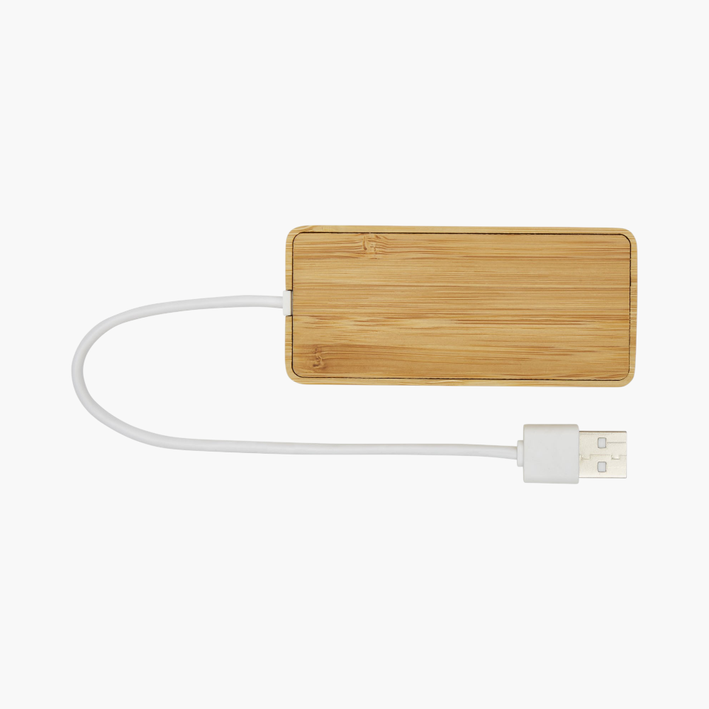 hub USB bambou | HelloPrint