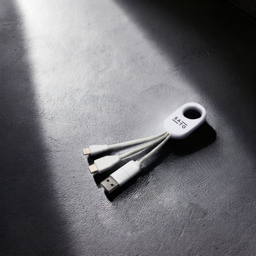 Troop 4-in-1 Plastic Charging Cable | HelloPrint