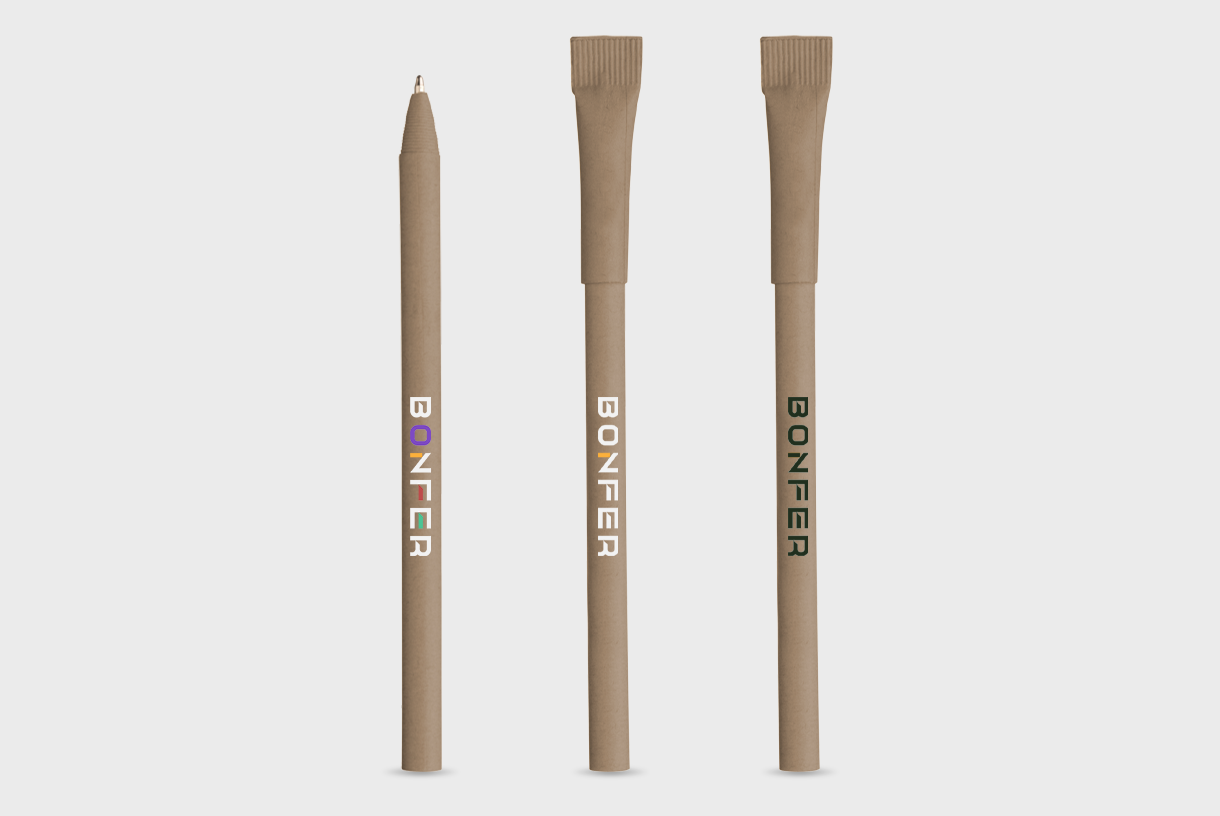 Bruine pen van gerecycled papier bedrukken | HelloPrint