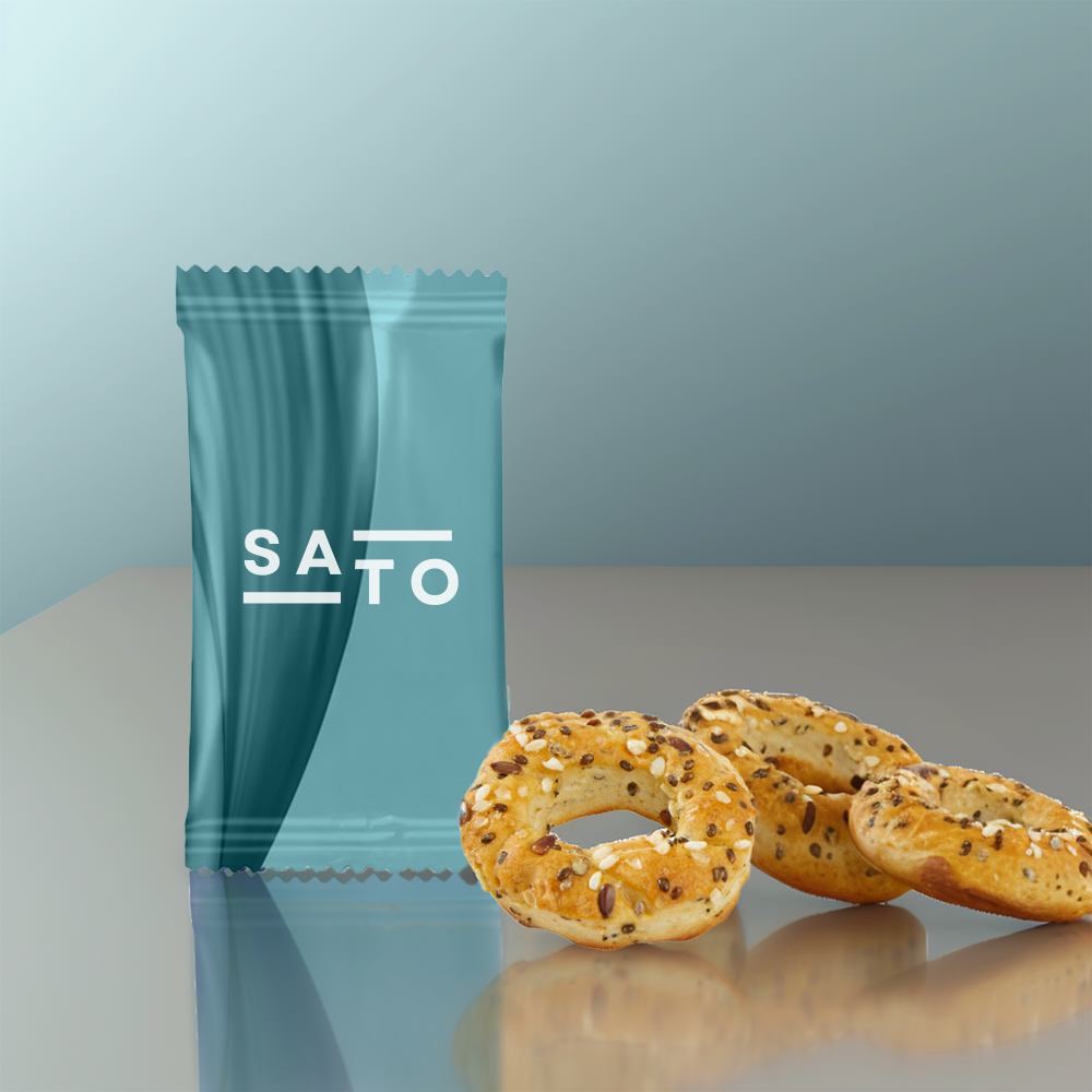Mini Bagel Snack with Seeds and Herbs | HelloPrint