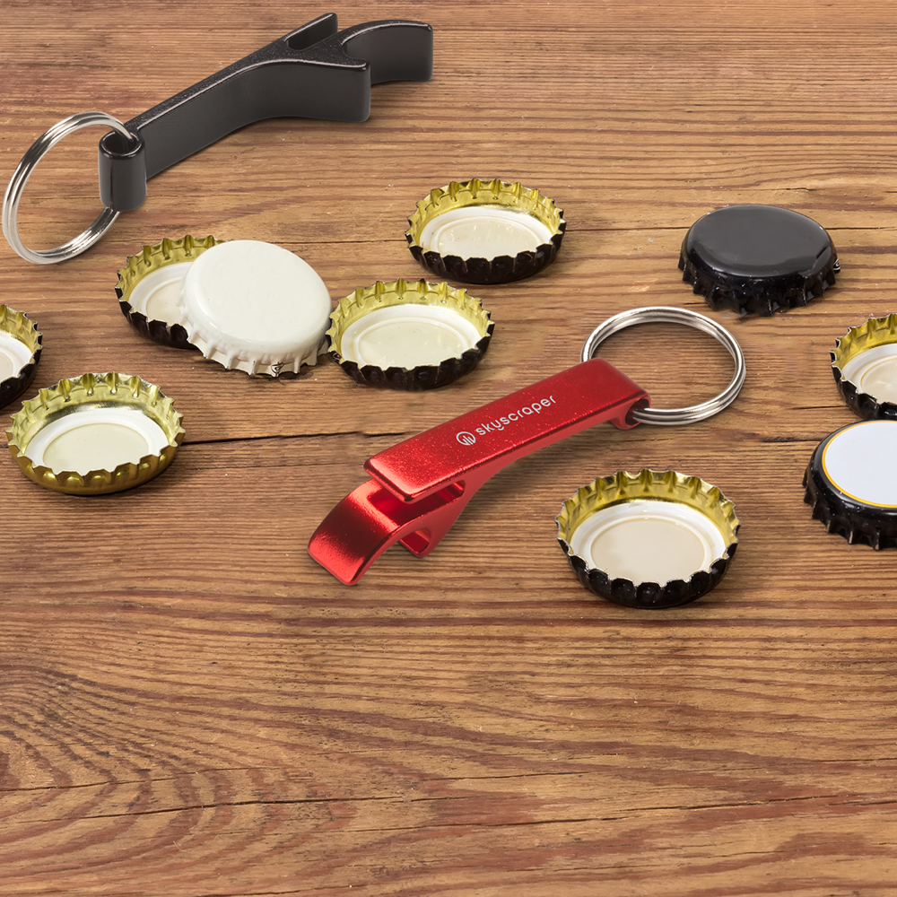 Customisable Keyring Bottle and Can Opener | Available at HelloPrint