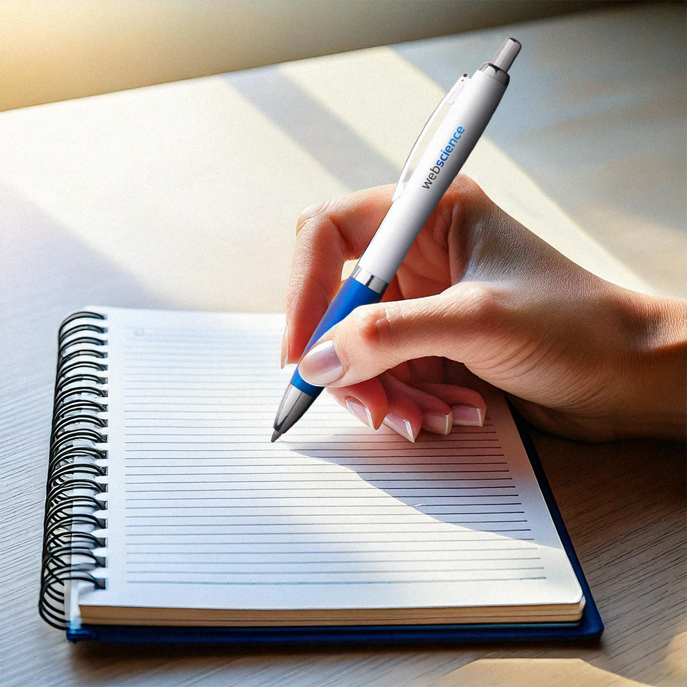 Athos transparant GRS Recycled Pen | HelloPrint