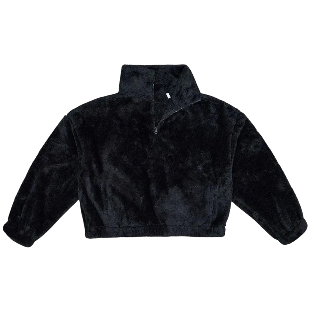 Fluffy Quarter Zip Fleece | HelloPrint