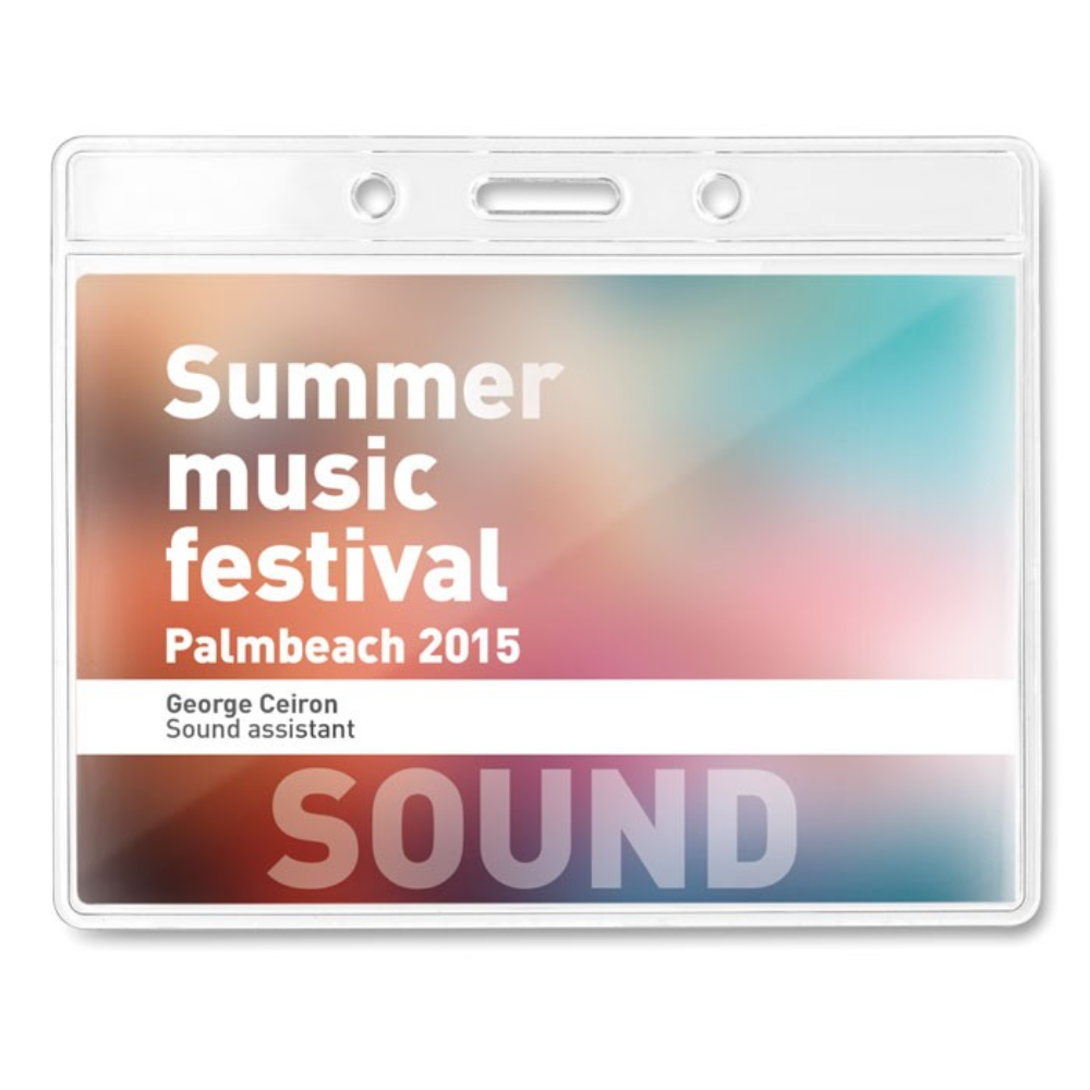 Badge transparent BADGY | HelloPrint