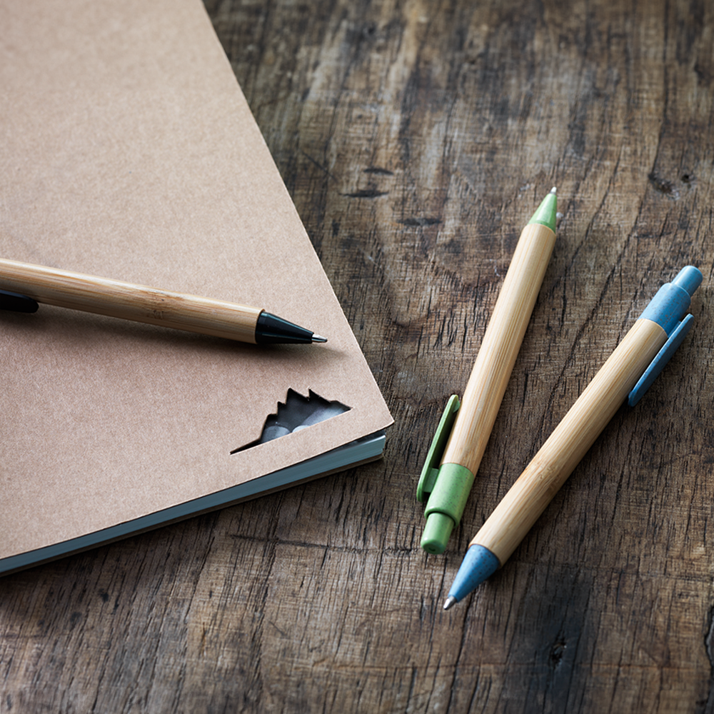Bamboo Wheat Straw Pen | HelloPrint