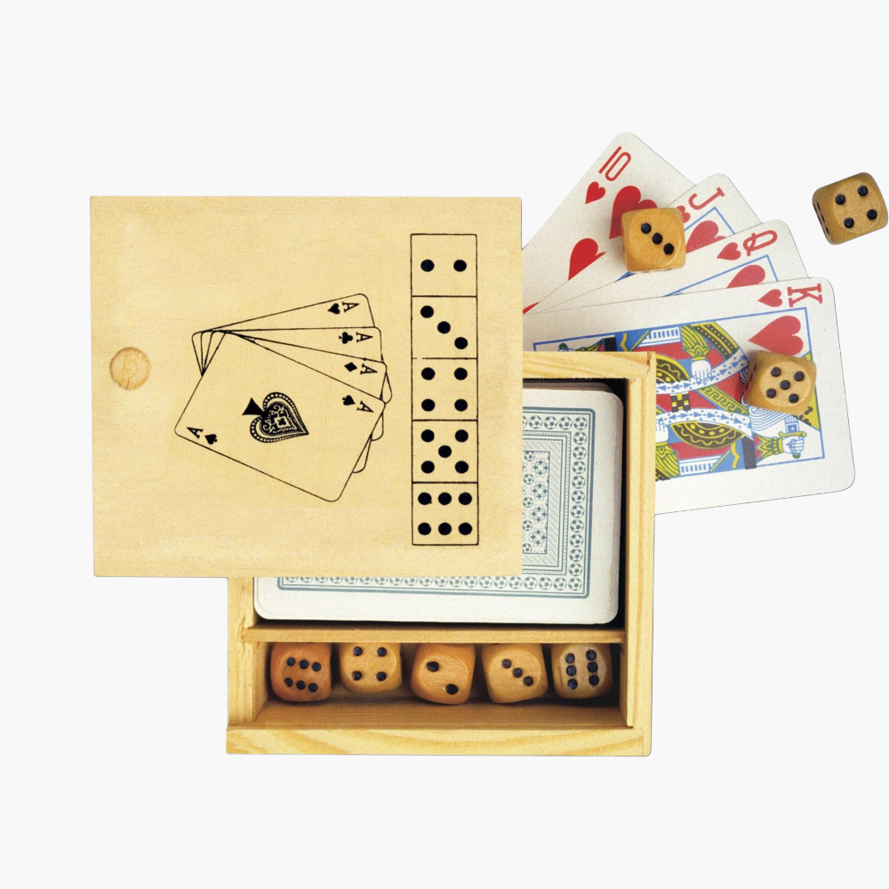 Coffret en bois avec jeu | HelloPrint