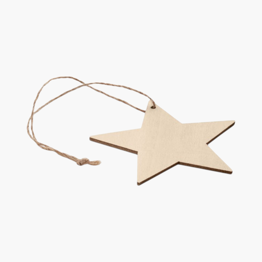 Hanger en bois en forme d'étoile ESTY | HelloPrint