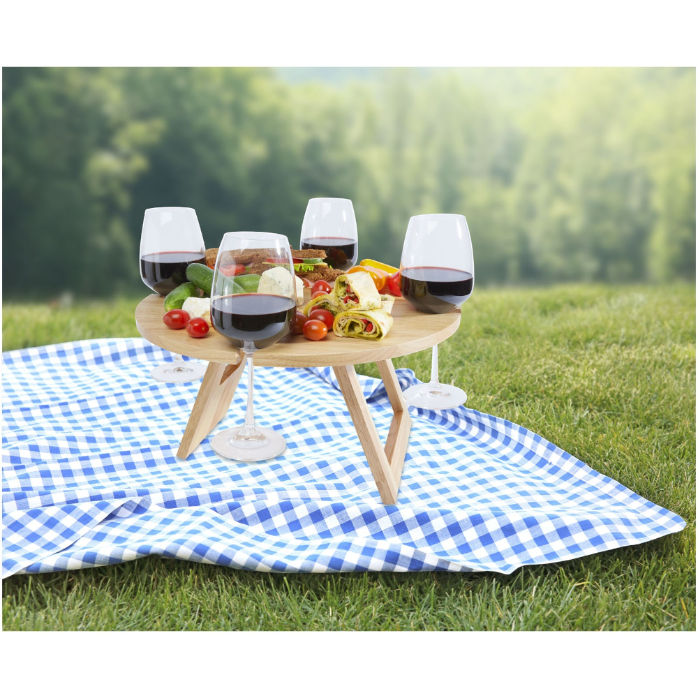 Wooden Soll Foldable Picnic Table | HelloPrint