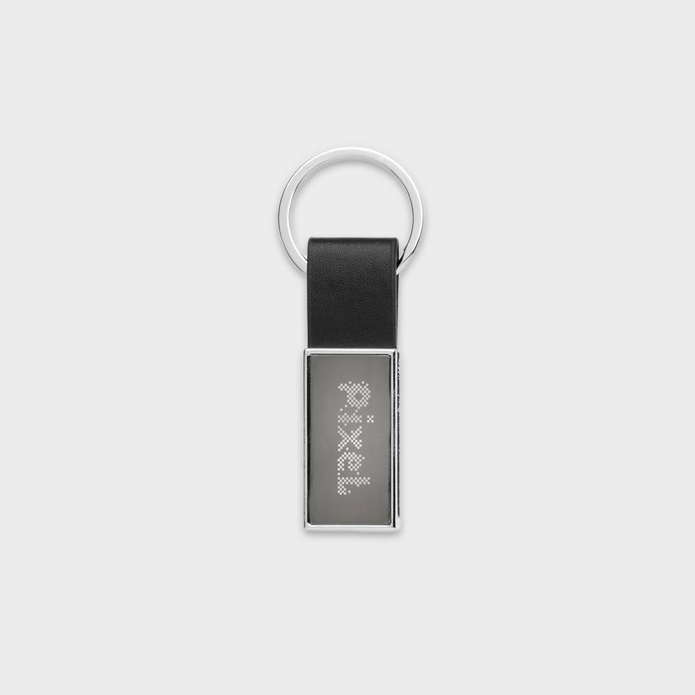 Luxury PU Keychain RCS Recycled Zinc Alloy | HelloPrint
