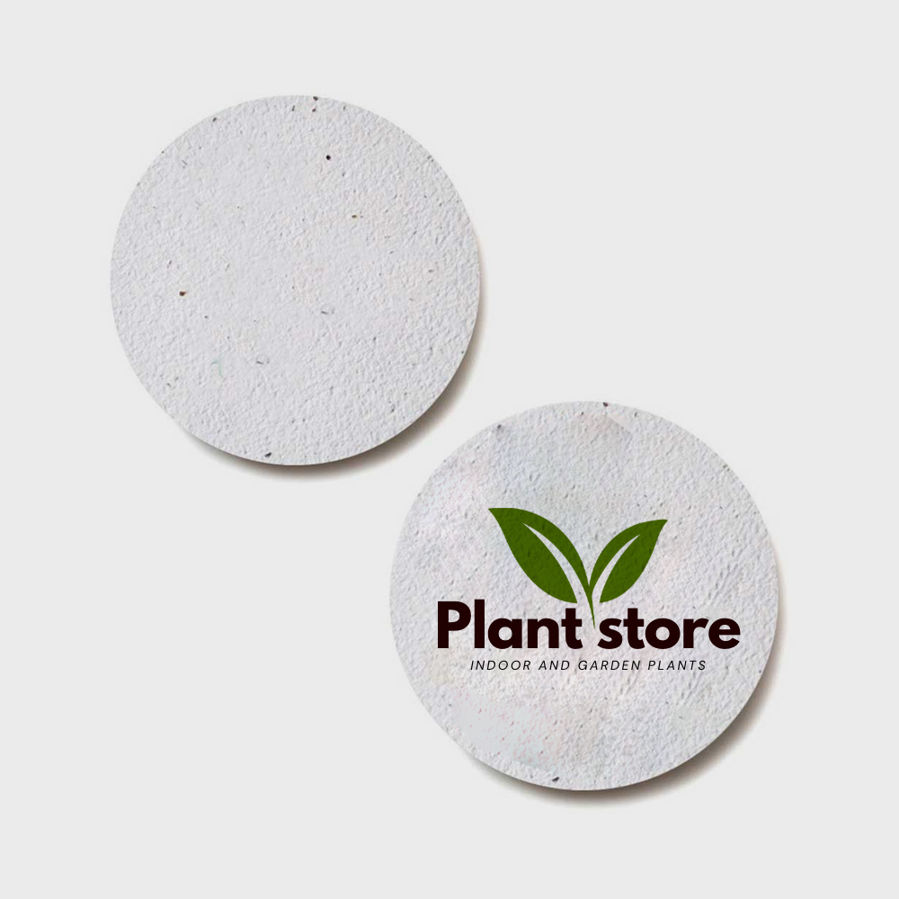 Round Coaster Seed Paper | HelloPrint