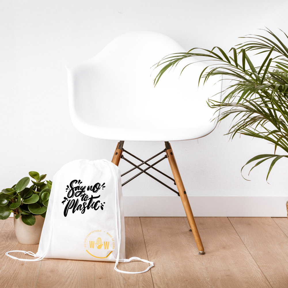 Sac à cordon déchets de maïs | HelloPrint