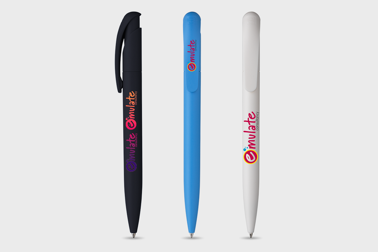 Senator Solid Matte Biodegradable Pen and HelloPrint