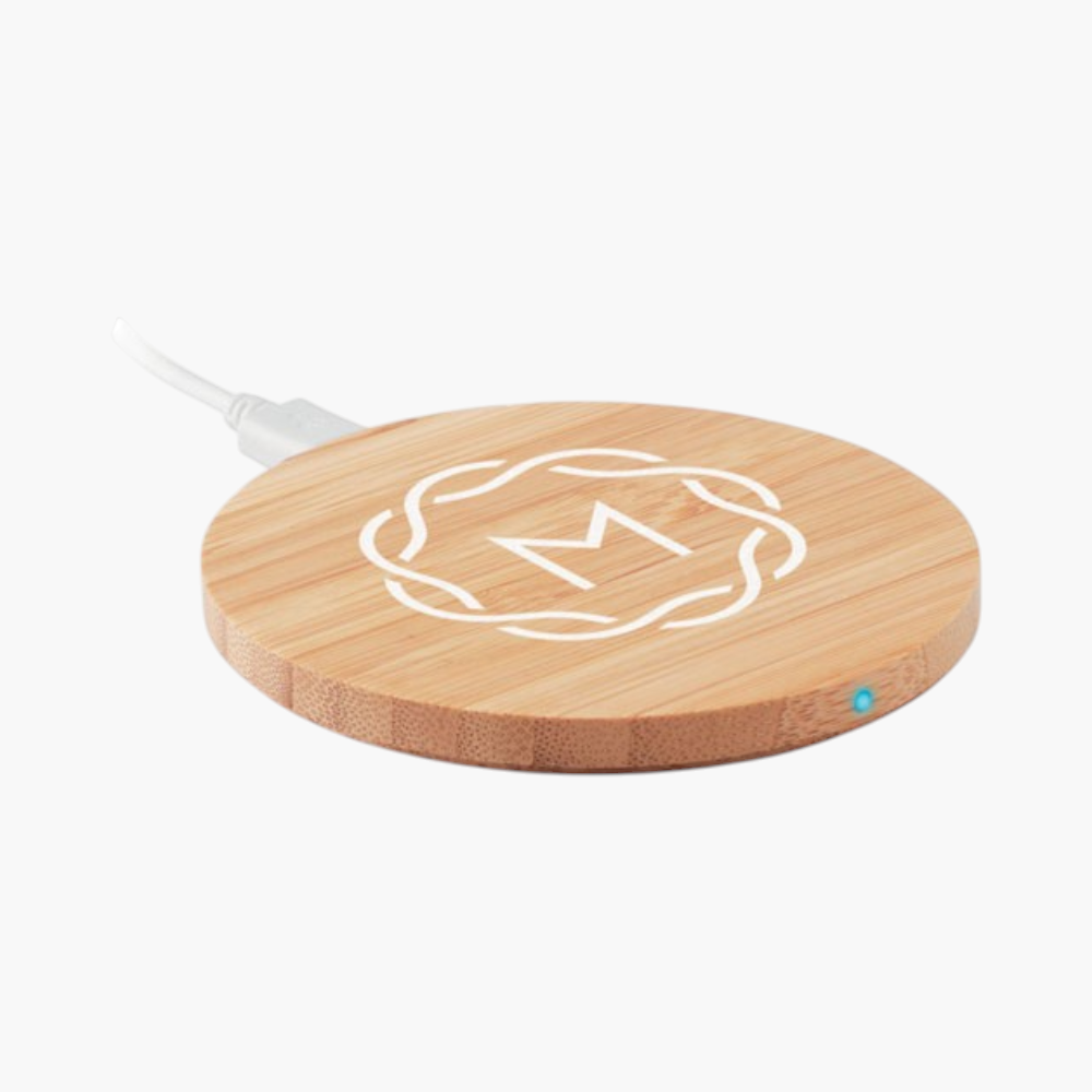 Bamboo Wireless Charger 5W | HelloPrint