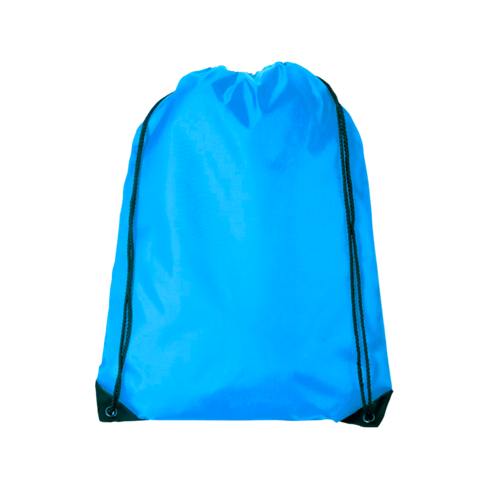 Polyester Drawstring Bag with Black Corners | Stylish & Durable 5L Bag ...