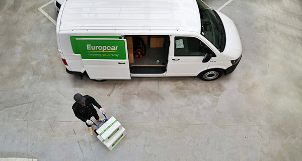 Europcar van hire