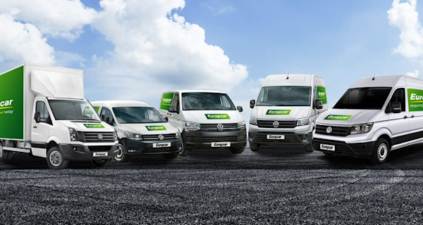Long wheelbase van rental with Europcar