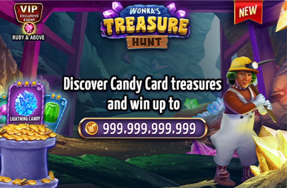 Unlock the Magic: Introducing Treasure Hunt! | Willy Wonka Slots