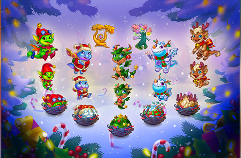 Christmas Pack | Merge Dragons
