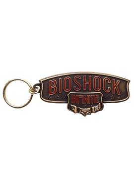 BioShock Infinite Metal Keychain | Ghost Story Games Store
