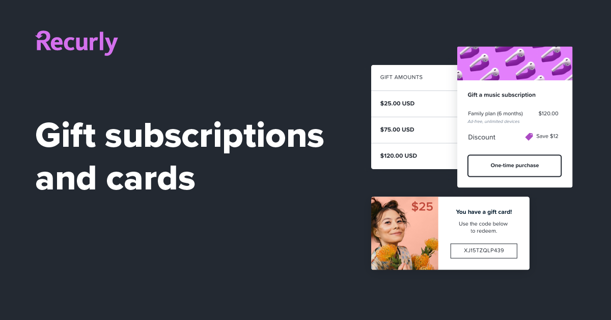 Gift Subscriptions & Cards | Recurly