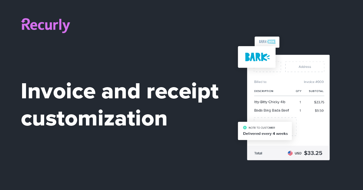Invoice Customization | Recurly