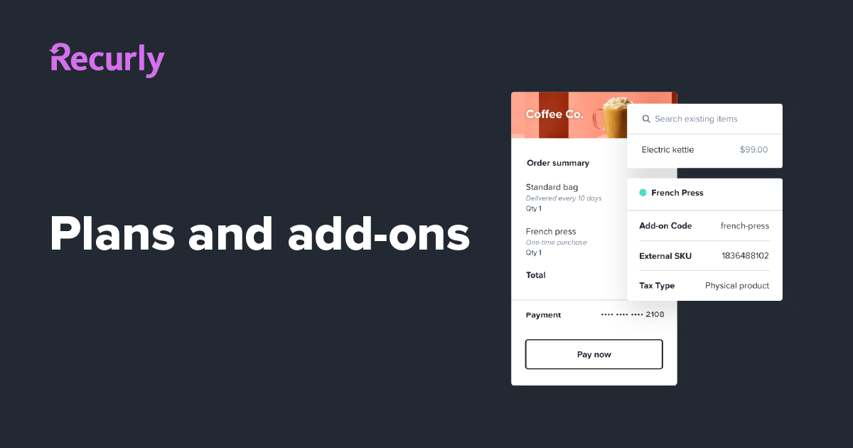 Plans & Add-ons | Recurly