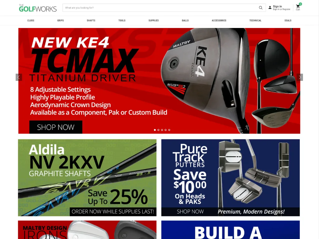 Golf Ecommerce [Golf Sites Using Our Platform] | BigCommerce
