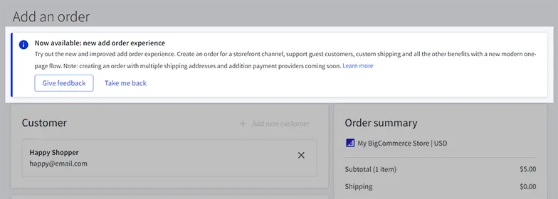 Create Backend Orders Quicker and Easier Using Our New Streamlined Manual and Draft Order ...