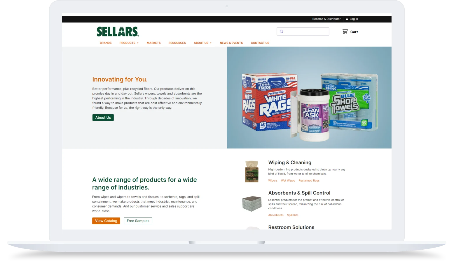 Sellars Absorbent Materials Case Study | BigCommerce
