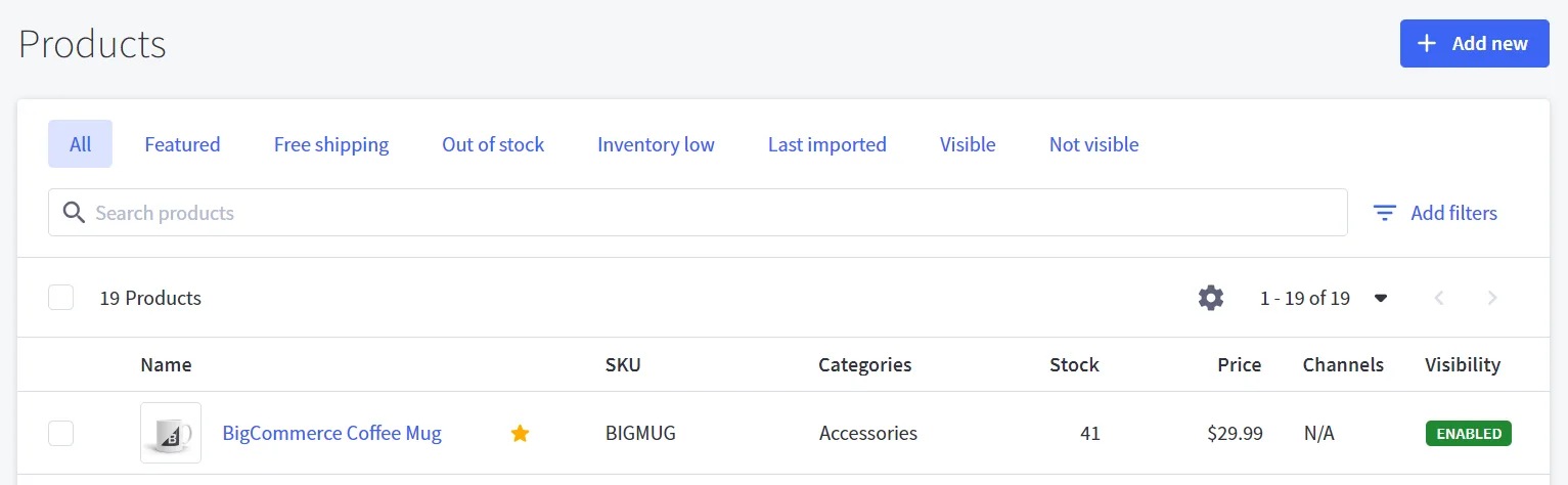 Updates to Add/Edit Products and Product List Experiences