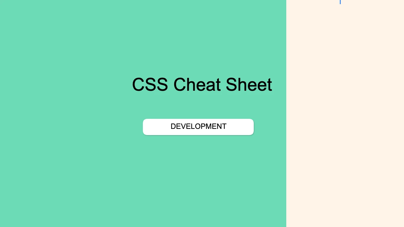 CSS Cheat Sheets & Quick Reference | Coursera
