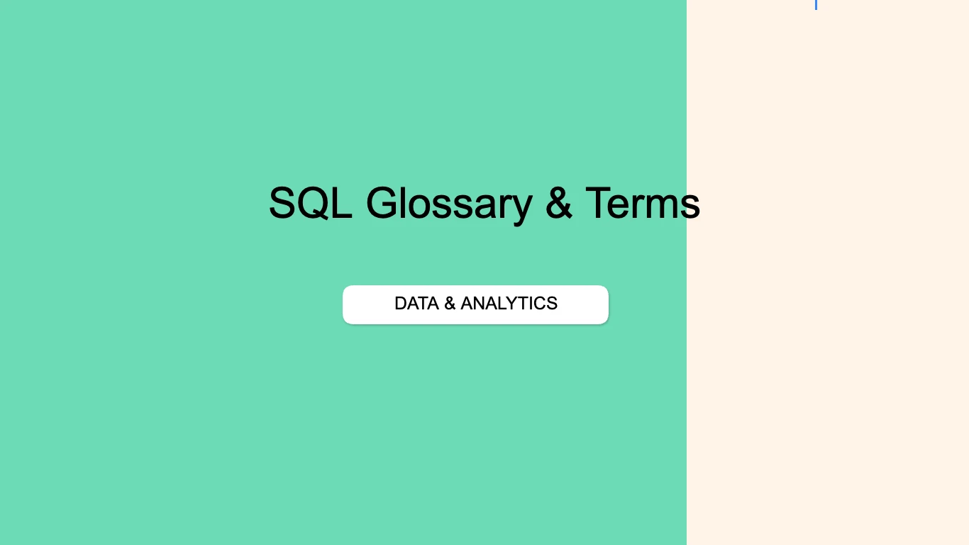 SQL Glossary: SQL Terms and Definitions | Coursera