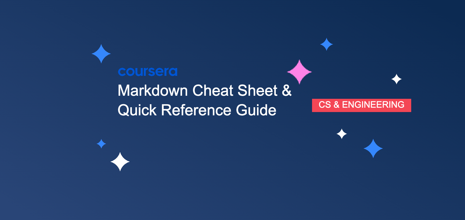 Markdown Cheat Sheet | Coursera
