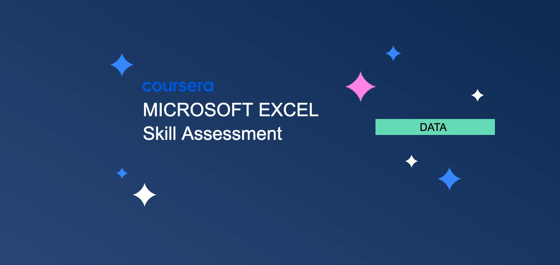 Excel Skills Assessment: Find Your Proficiency Level | Coursera