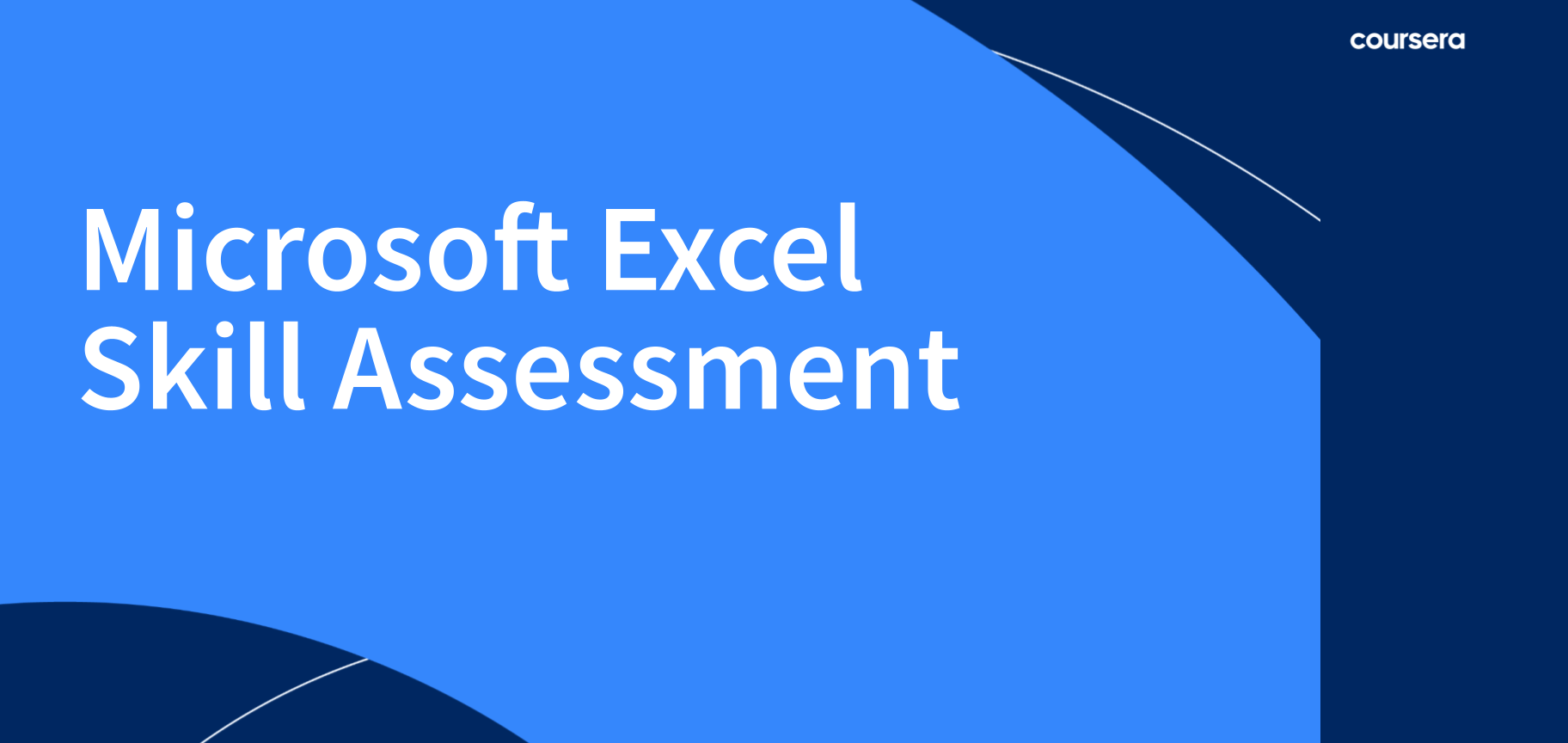 Excel Skills Assessment: Find Your Proficiency Level | Coursera