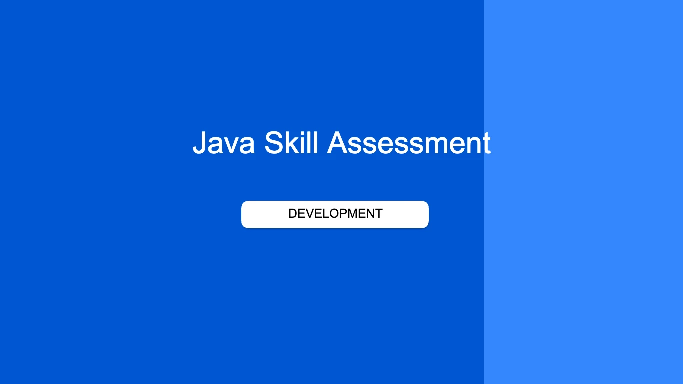 Java Skill Assessment | Coursera