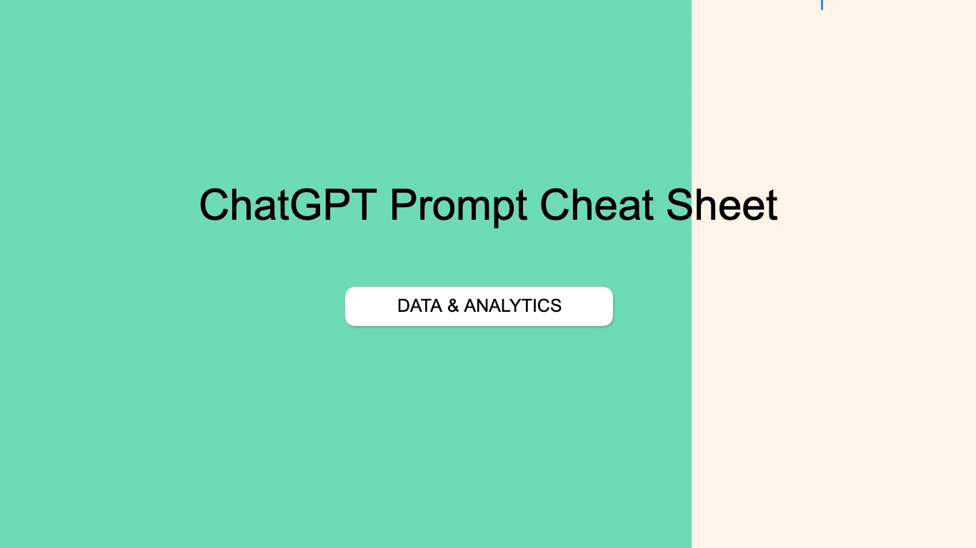 ChatGPT Prompt Cheat Sheet | Coursera
