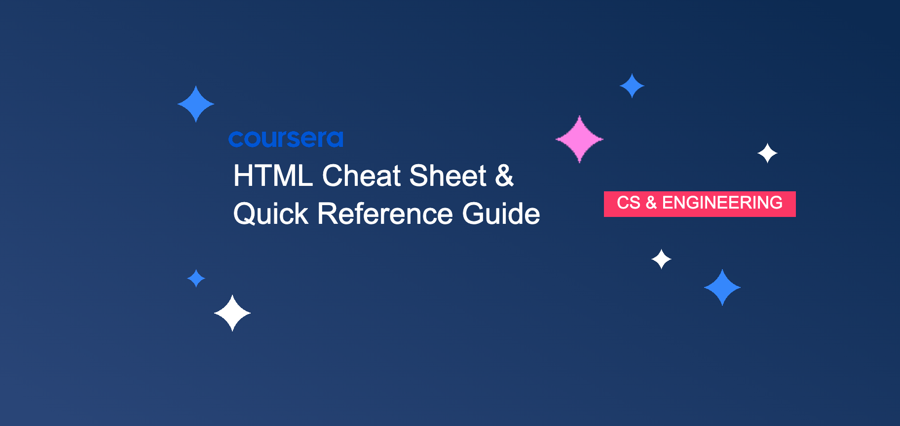 HTML Cheat Sheet and Quick Reference | Coursera