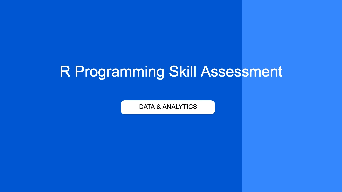 R Programming Skills Test: Evaluate Your R Programming Level | Coursera